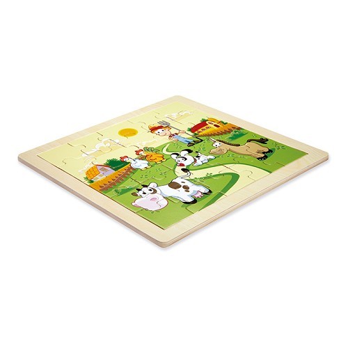 Houten puzzel 20 stukjes Houtengifts - Relatiegeschenken van hout